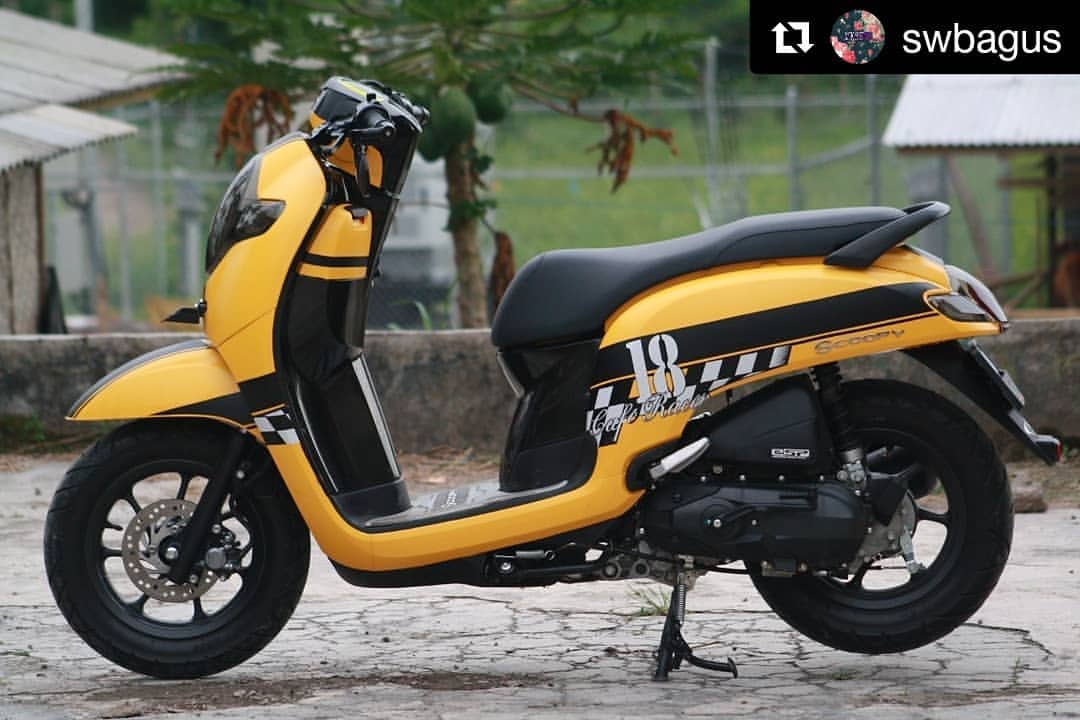 86 Foto Modifikasi Honda Scoopy Fi Retro Modern Terbaik
