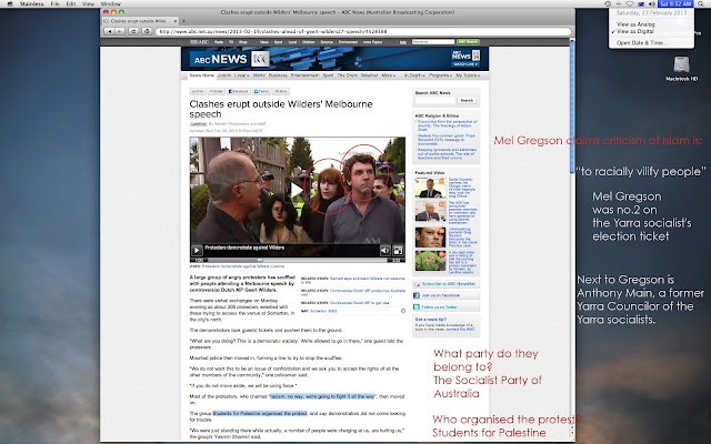 Unbowed Atheist: Socialist councillor candidate assaults Wilders audience