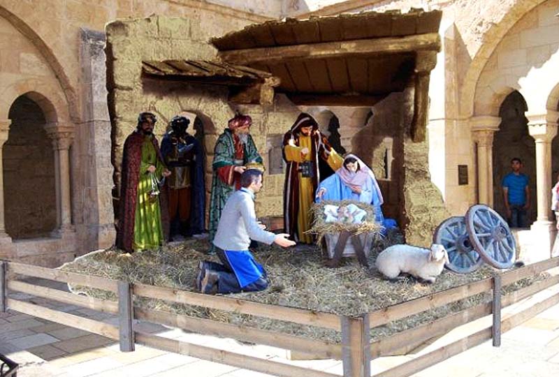 BELENES EN ESPACIOS PÚBLICOS: BELÉN EN JERUSALEM