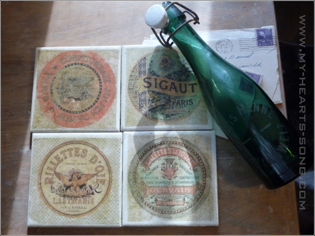 Ceramic TIle Coasters - DIY