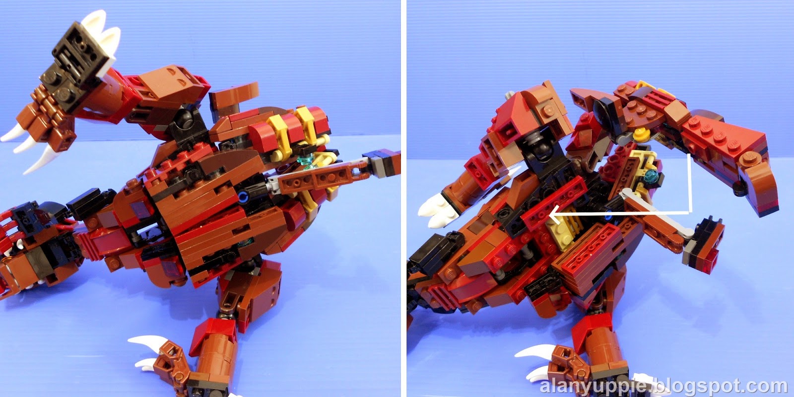 Alanyuppie's LEGO Transformers: LEGO Beast Wars Dinobot Part 1 ...
