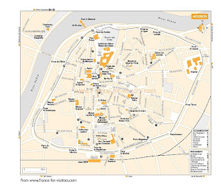 Tô indo para a França: Avignon - Mapas
