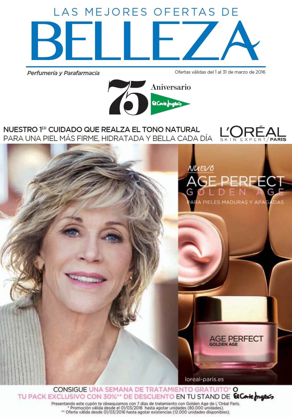 me gusta ahorrar: Muestra GRATIS de Age Perfect Golden Age,