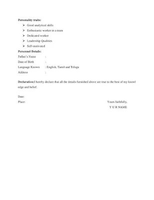 Wipro BPO Resume Format Sample-Data Control Associate