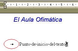 El Aula Ofimática: Uso de Tabuladores en Word