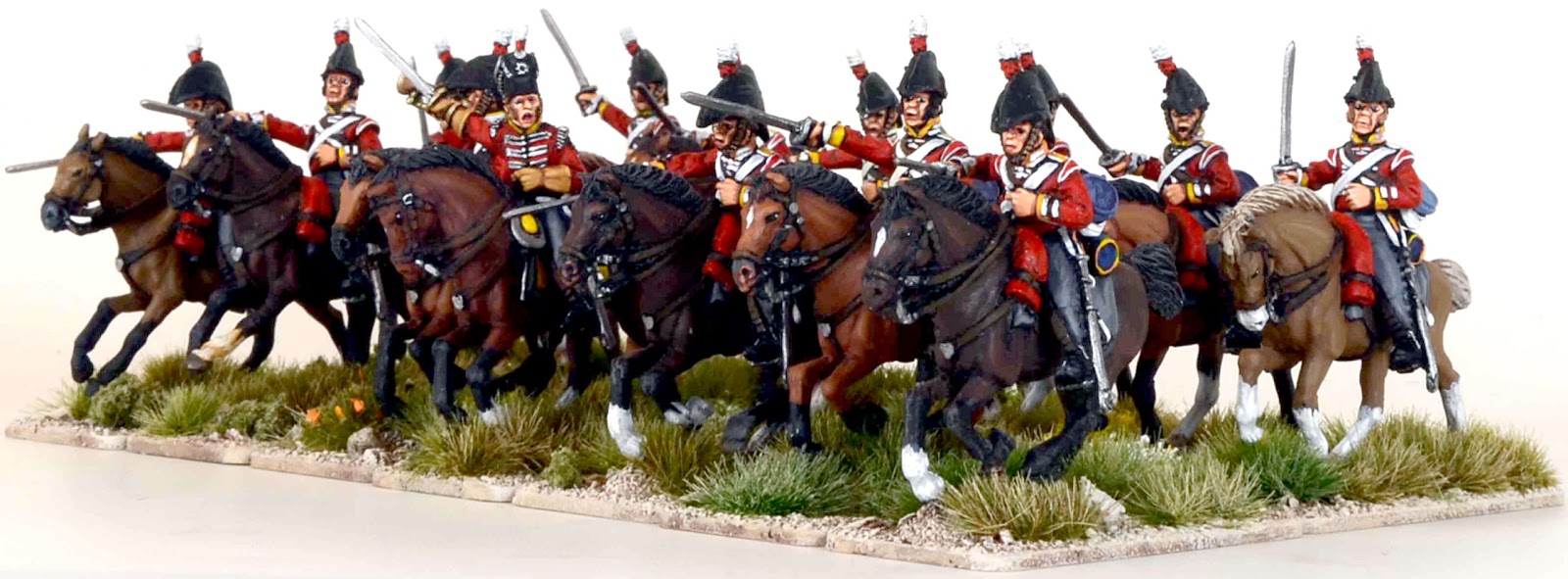 NAPOLEONIC WARGAMING: British heavy dragoons