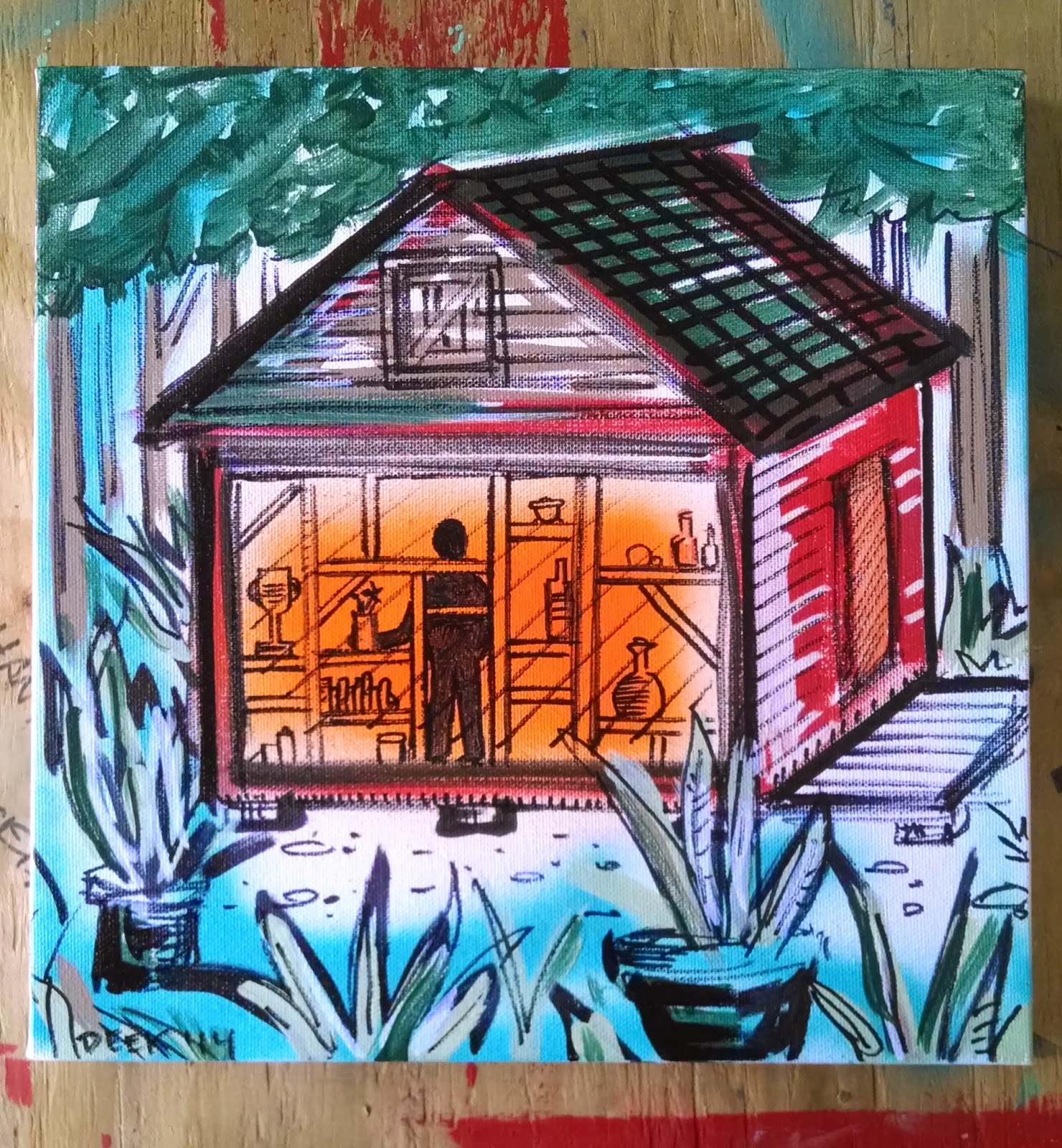 Relaxshacks.com: TINY ART for TINY HOUSES (of TINY CABINS)?