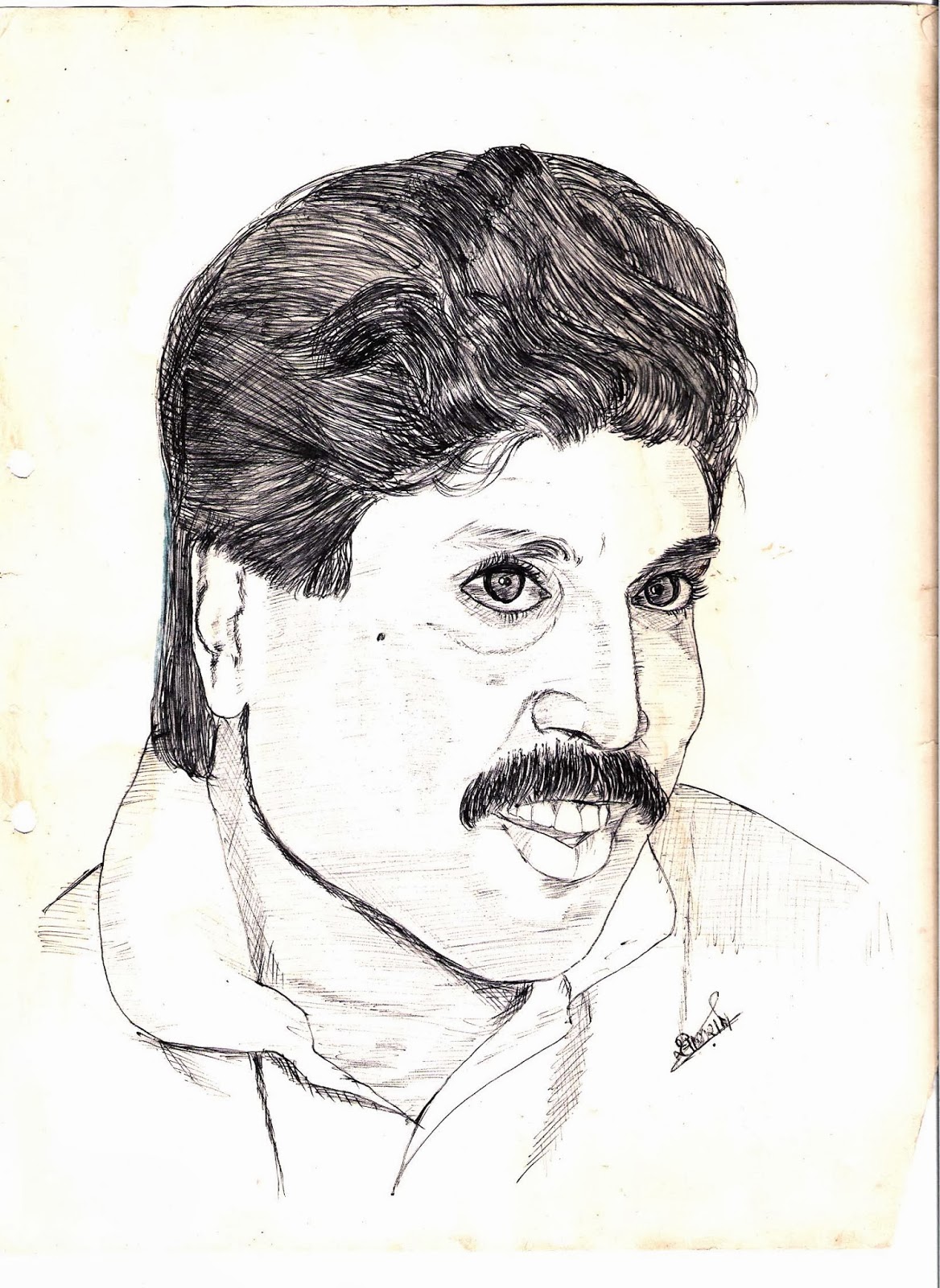 sketch: Kapil Dev