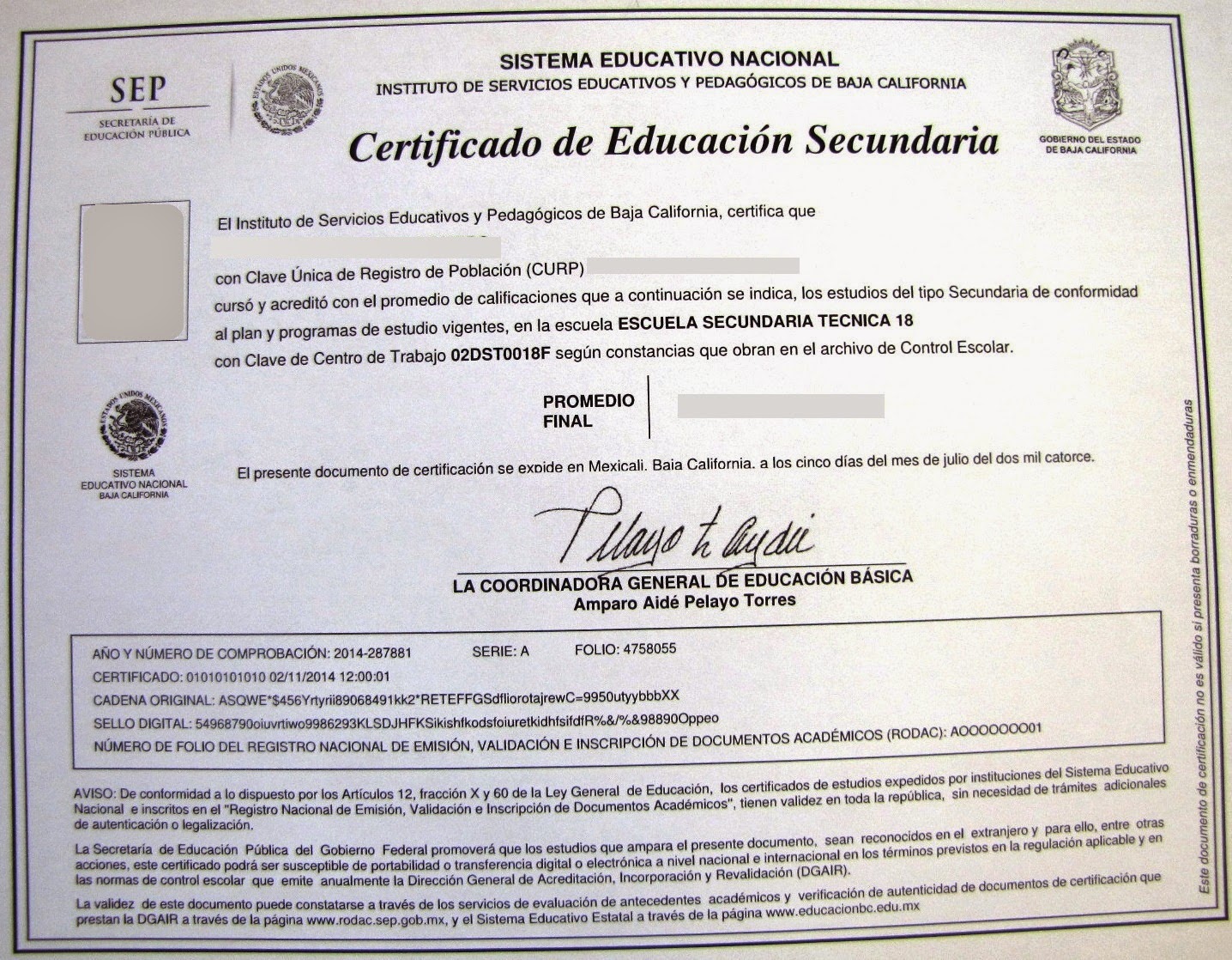 Educación BC: EXPIDE SISTEMA EDUCATIVO ESTATAL CERTIFICADOS VÍA INTERNET