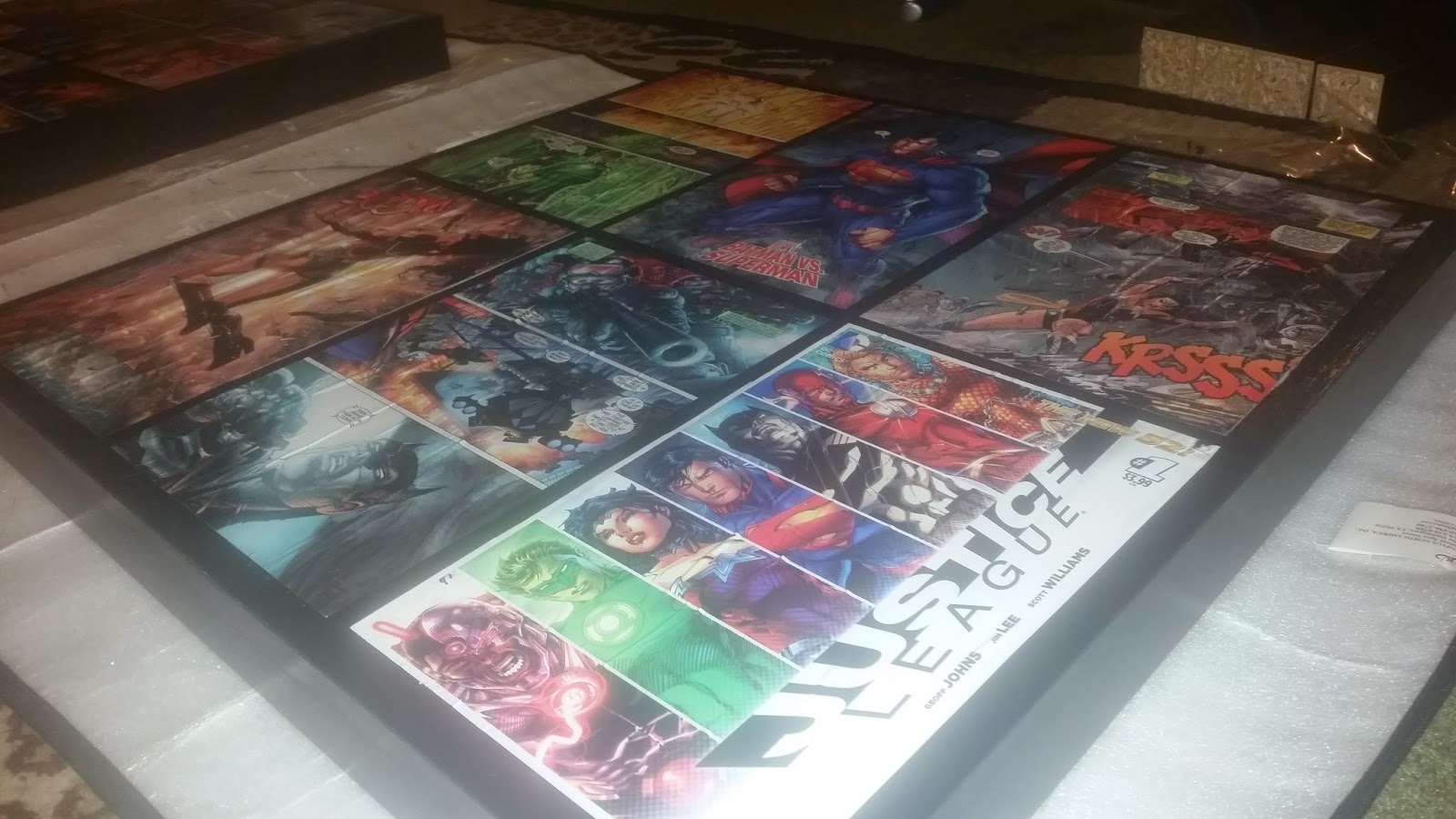 Batcave Living: DIY Comic Book Table