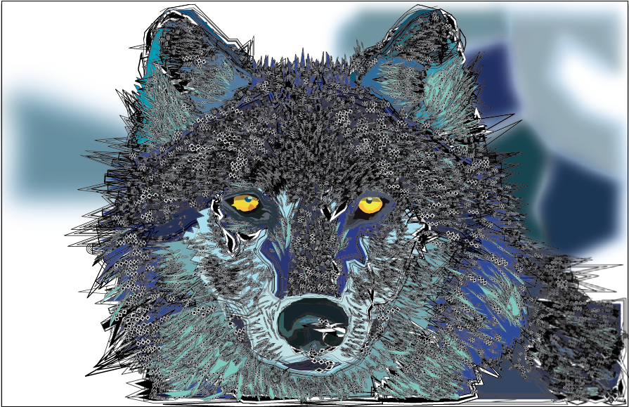 CG-S12-JTORRES: WEEK 8- TRACE DRAWING: Wolf Variations