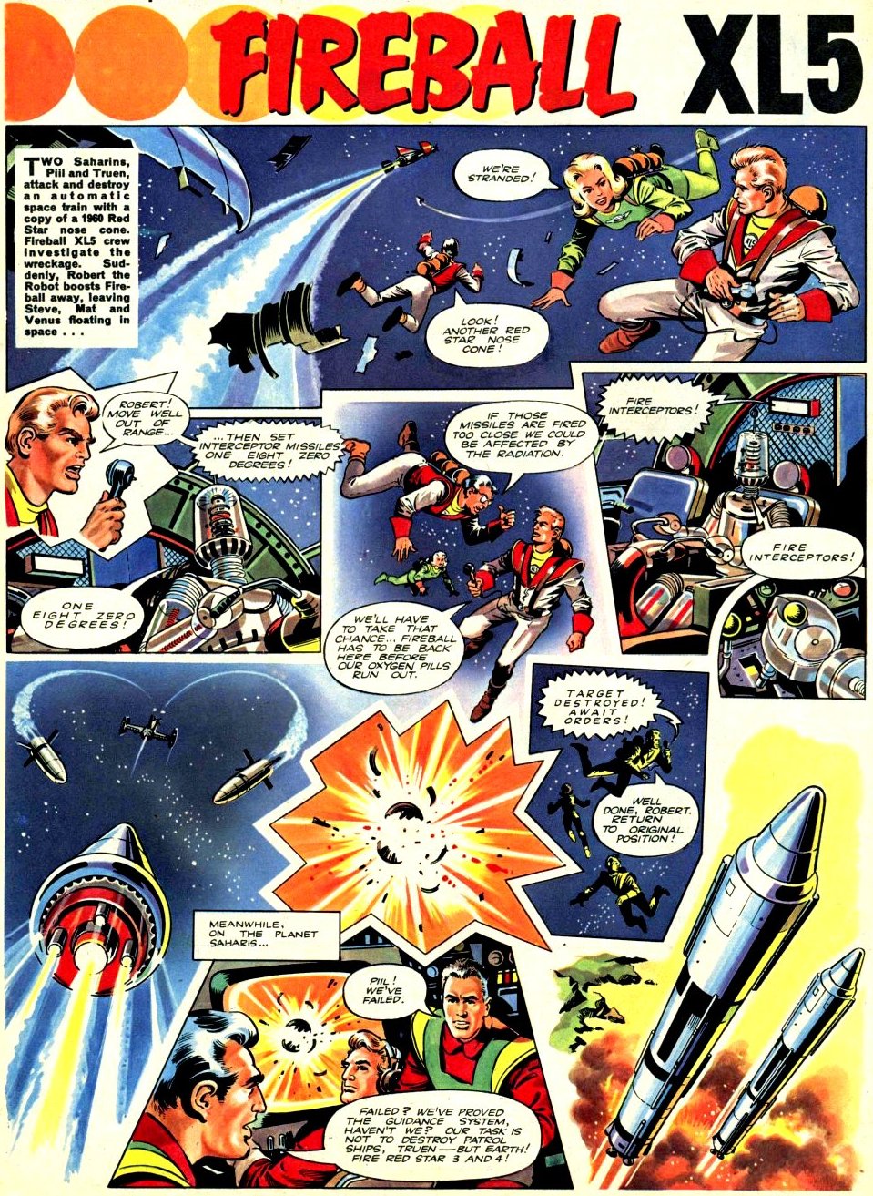 CRIVENS! COMICS & STUFF!: PART TWO OF MIKE NOBLE'S FIRST FIREBALL XL5 ...