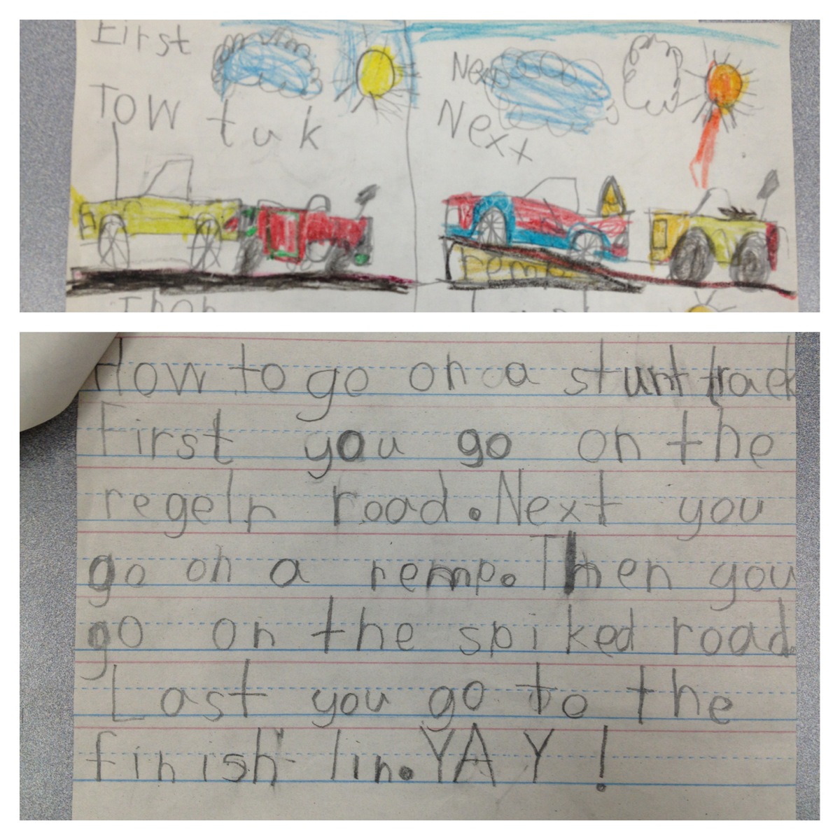 Primary Graffiti: Blooming Authors! Procedural Writing