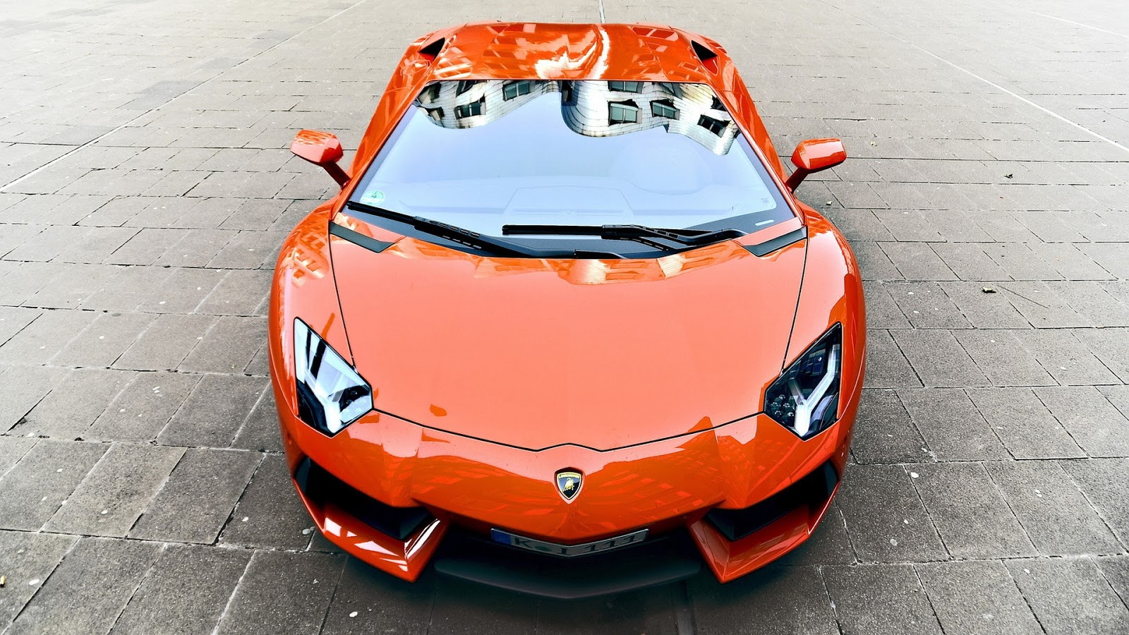 Lamborghini Front - Mystery Wallpaper