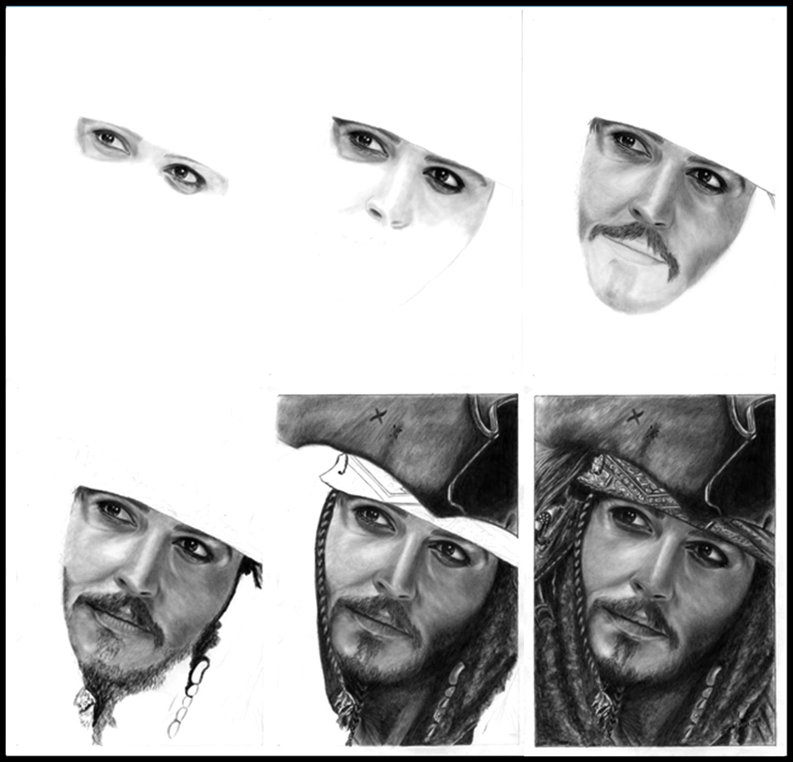 El Retrato Y Mi Lápiz: Jack Sparrow