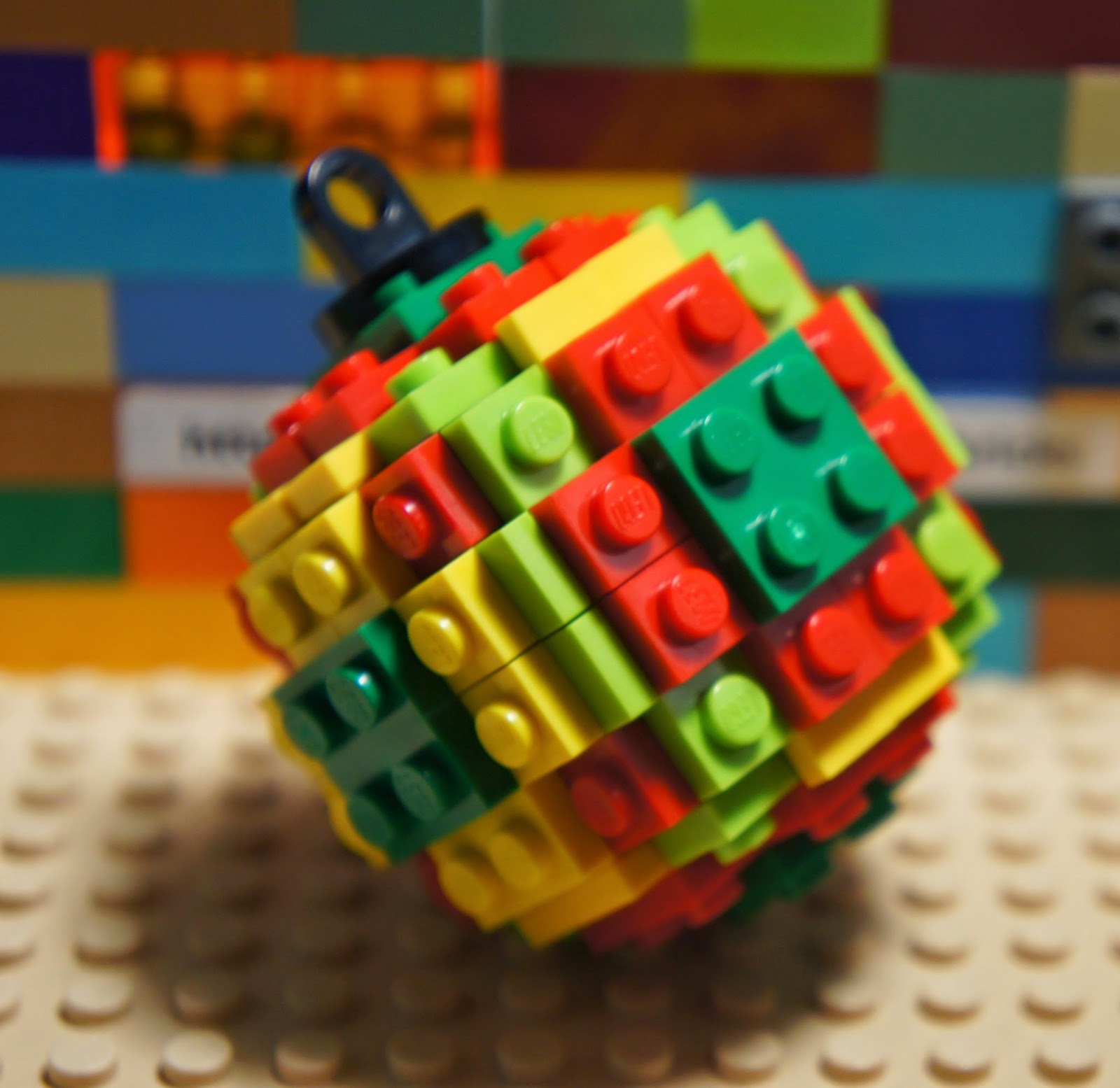 LEGO CHRISTMAS BALLS Holiday Tree Ornament Decor 2 - Hard to Find Item ...