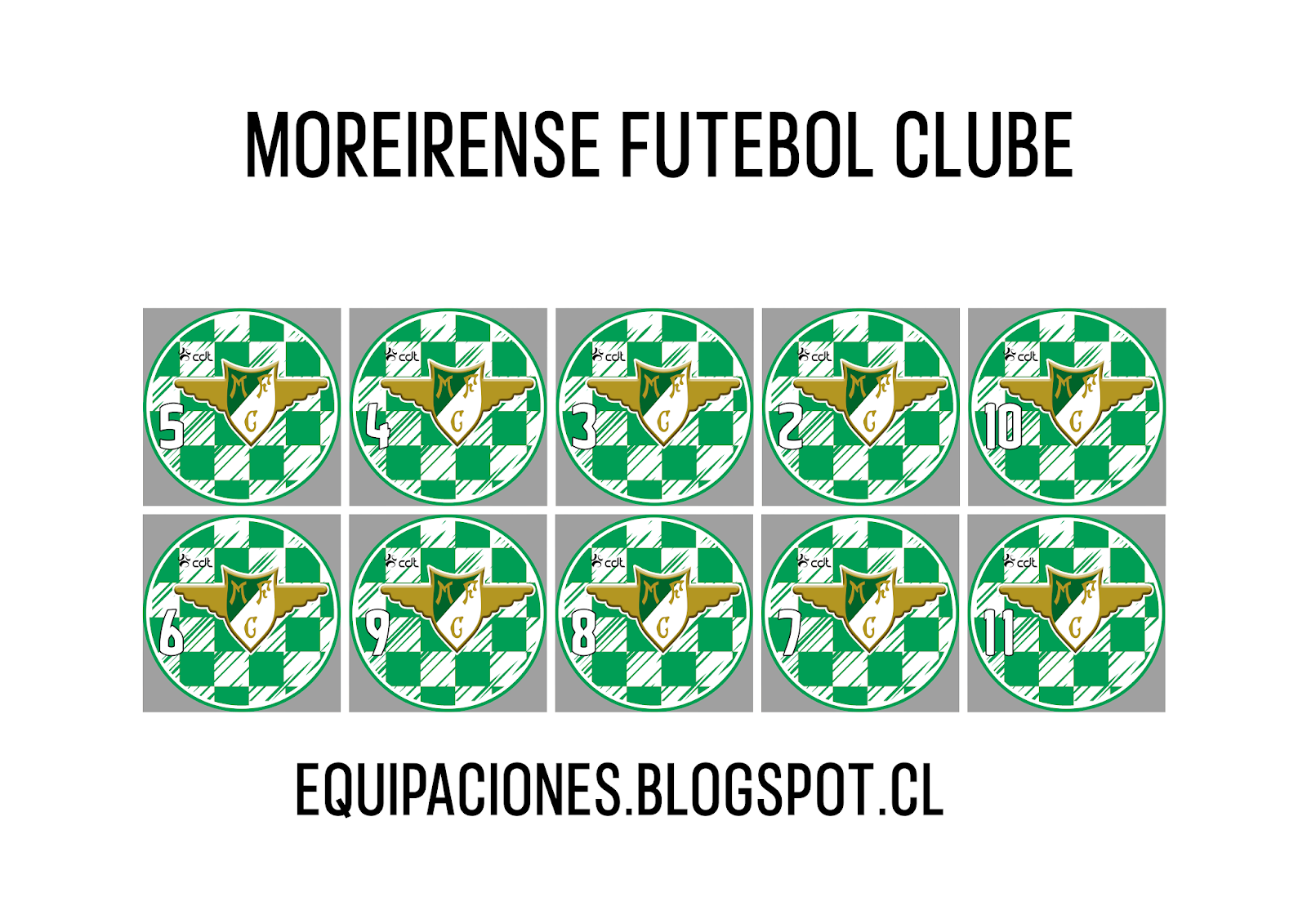 EQUIPACIONES FÚTBOL CHAPA Y ESCUDINHOS FUTEBOL BOTÃO: Moreirense ...