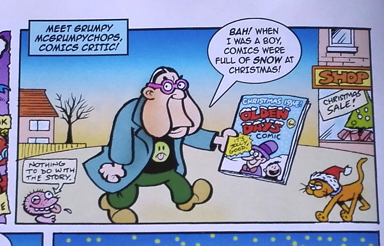 Lew Stringer Comics: Meet Grumpy McGrumpychops, Comics Critic