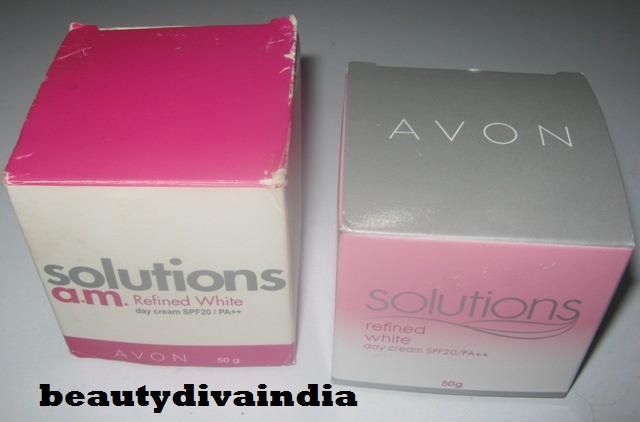 AVON SOLUTIONS a.m. REFINED WHITE DAY CREAM SPF 20/PA++- REVIEW ...