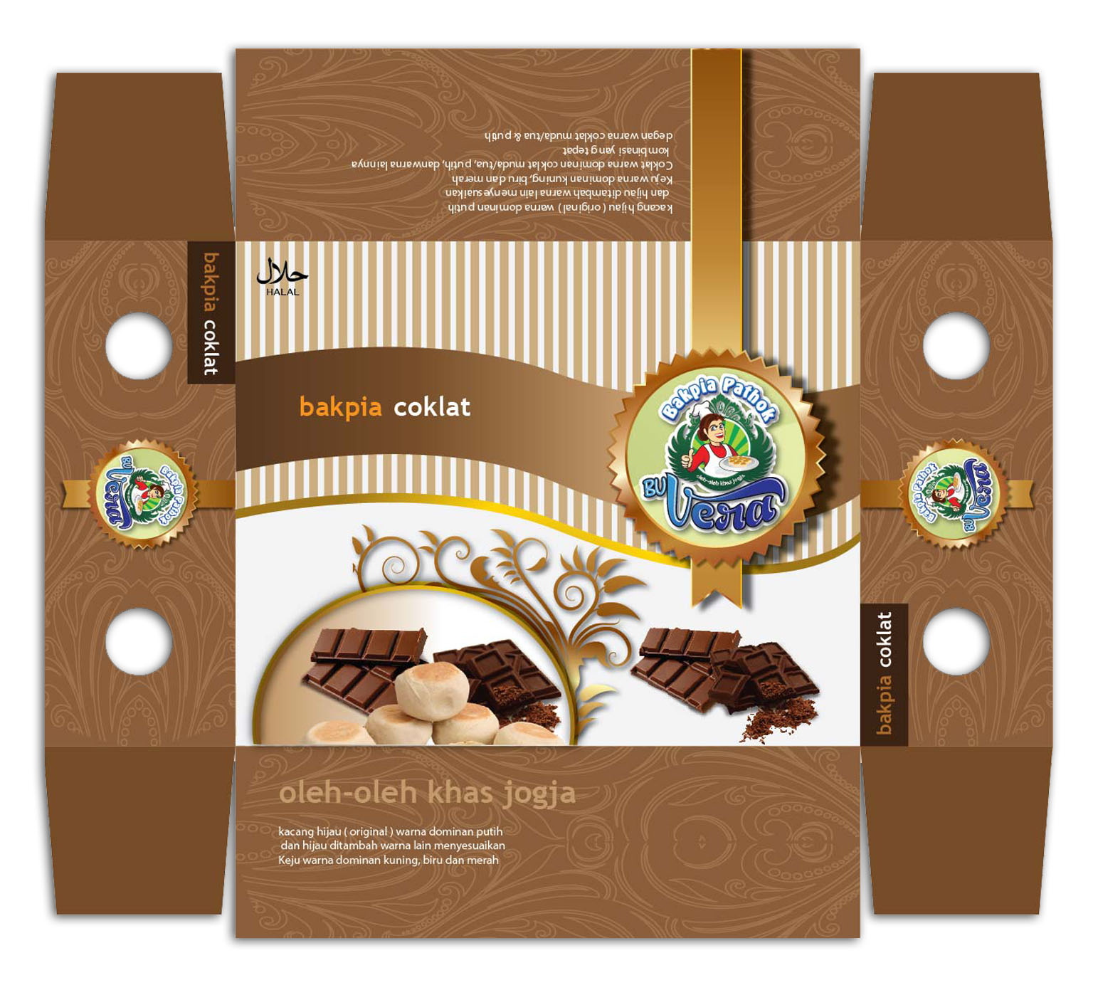 FEELOUT DESIGN: PACKAGING I Client: Bakpia Phatok (Bu Vera)