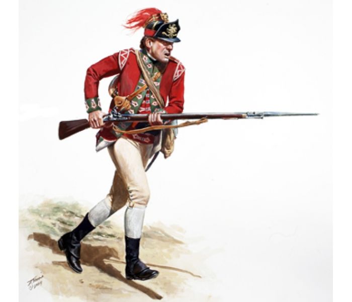 Flintlock and tomahawk: Private, Light Infantry Company 5th Regiment of ...