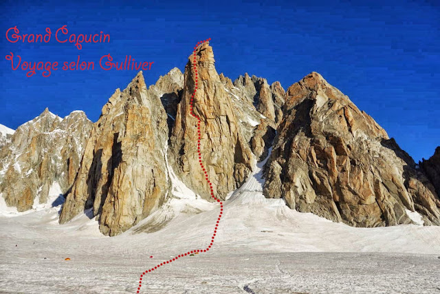 Julien Lacrampe, Pyrénéiste: Grand Capucin, Voyage selon Gülliver