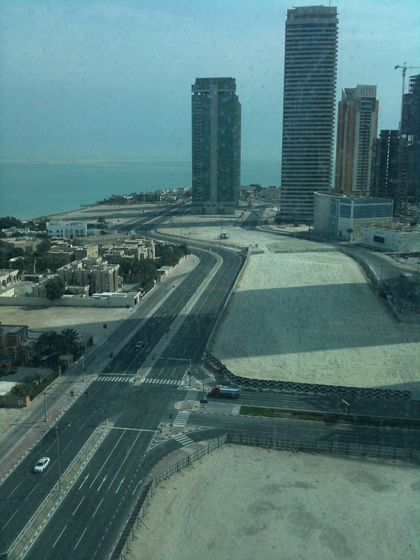 A Little Oryx in Qatar: Views of West Bay from Beach Tower