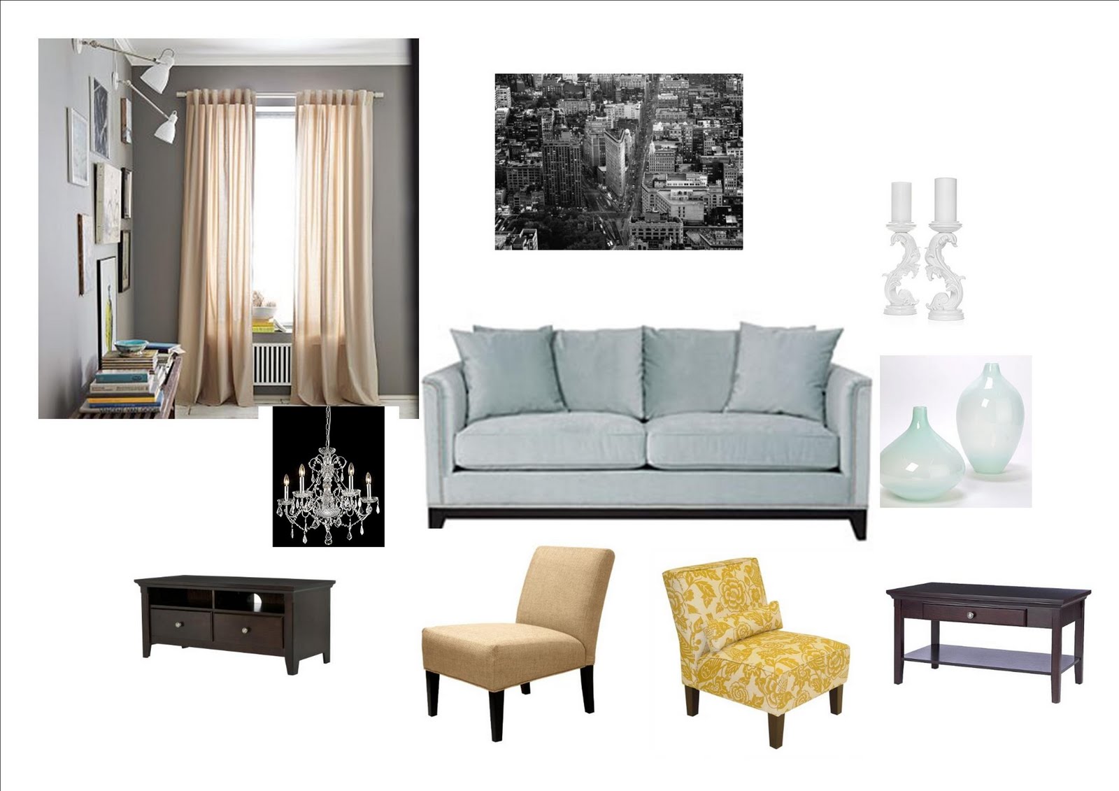 The Adventures of John and Rach: Informal Living Room Mood Board