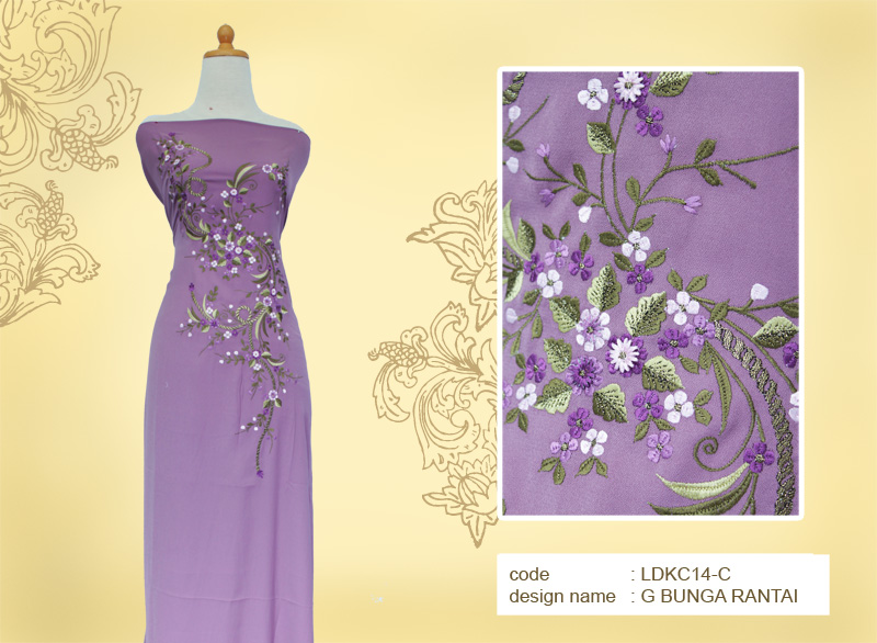 Bunga Rantai C | Aleesya Sulam Collection