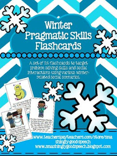 Smashingly Good Speech: Winter Themed Speech - Language Therapy Plans
