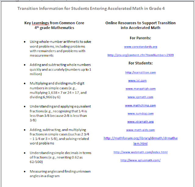 May Watts Team 3 Blog: Accelerated Math