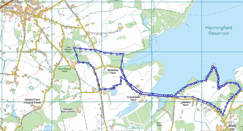 My Adventures 3: Hanningfield Reservoir to Ramsden Heath (With a stop ...