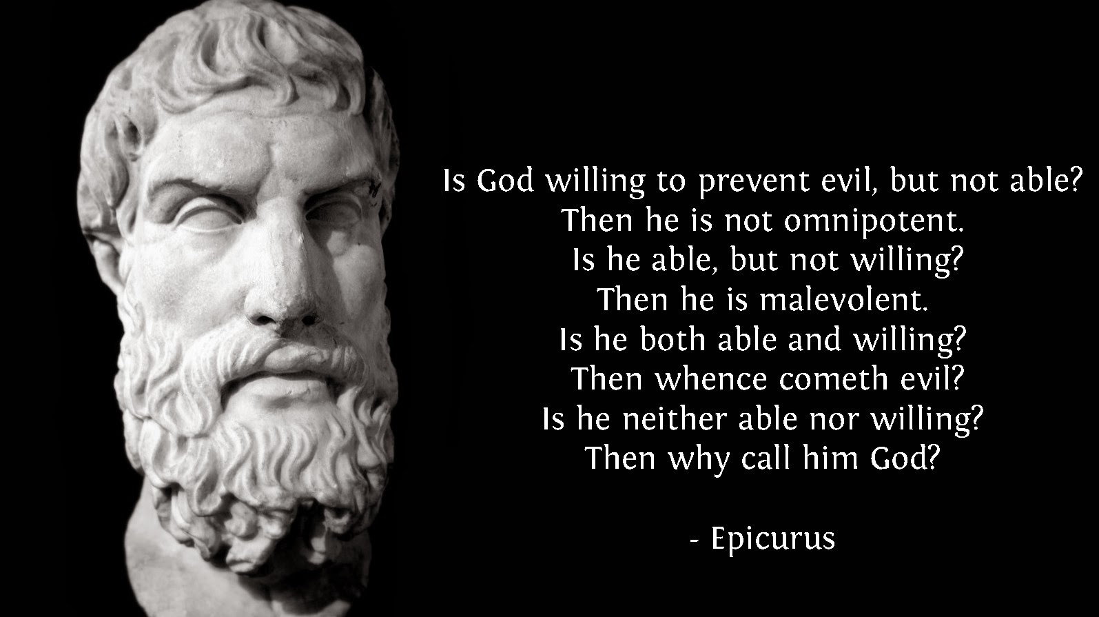 Along The Brandywine On Epicurus And The Problem Of Evil Along The Brandywine On Epicurus And The Problem Of Evil