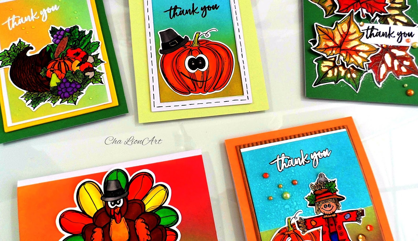 Printed Images for Thanksgiving Cards | Imágenes Impresas para Tarjetas
