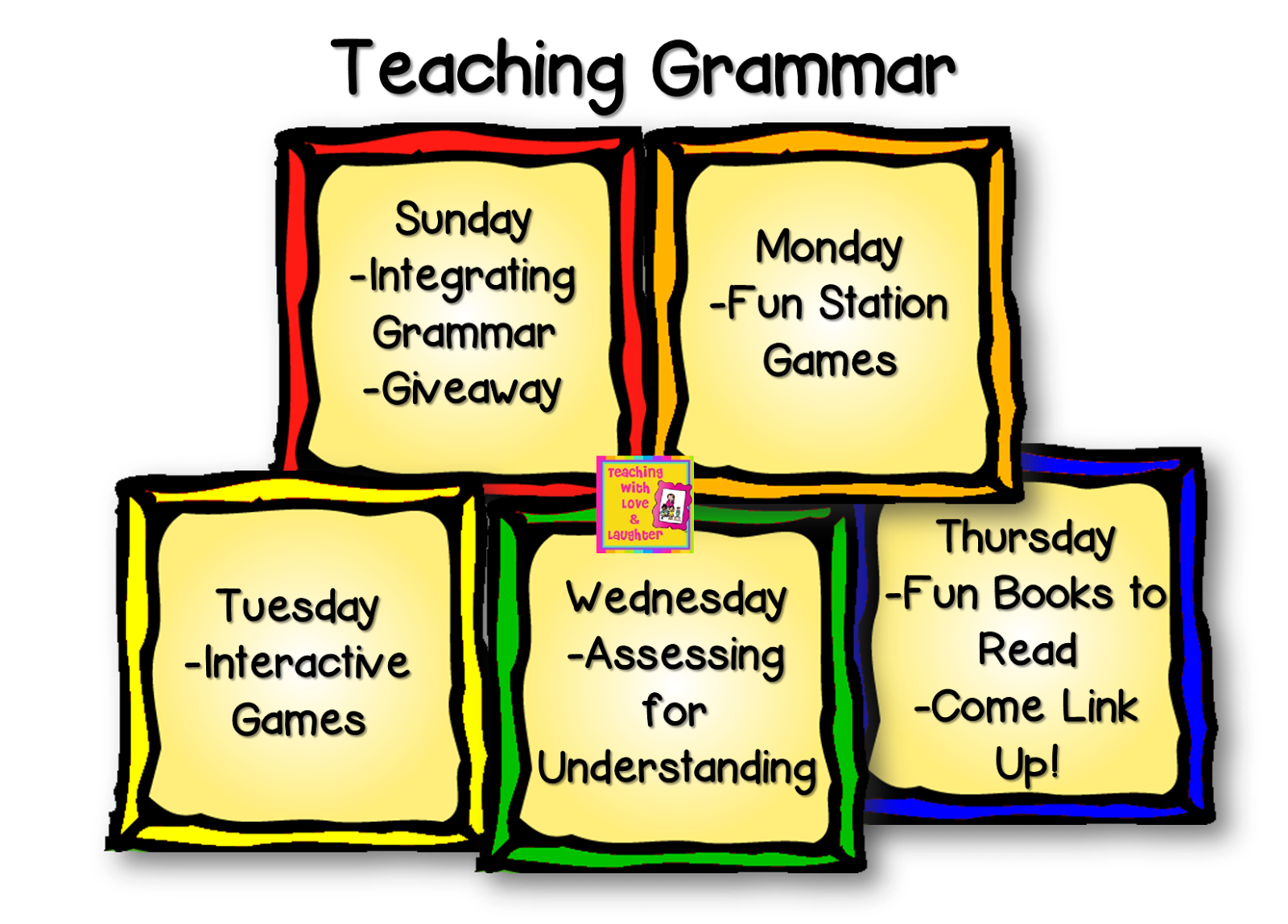 Teaching With Love and Laughter: Teaching Grammar and a Giveaway!