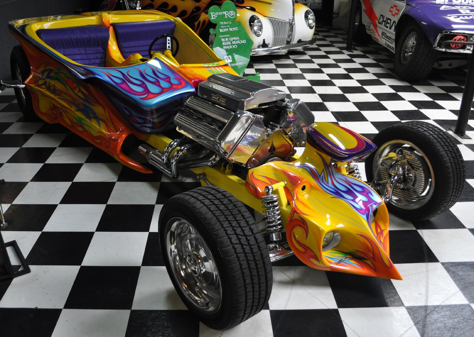 Just A Car Guy: Ed "Big Daddy" Roth tribute trike and tribute car are ...