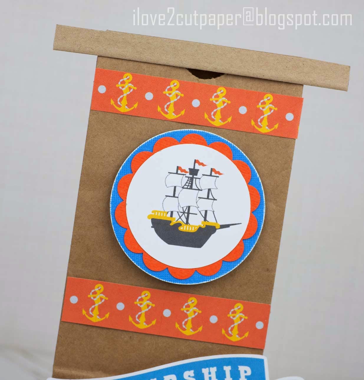 i love 2 cut paper: Friend-ship Decorated Paper Bag - LD Freebie Papers