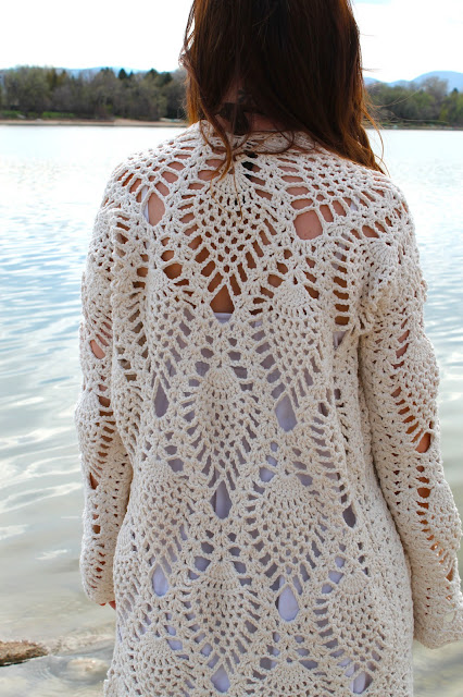 Sans Limites Crochet: The Pineapple Robe
