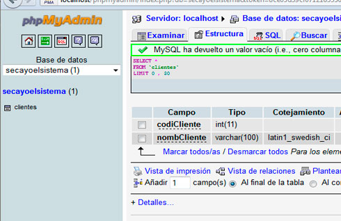 Se cayó el sistema: Consultar y mostrar datos de una BD (mysql / mysqli )