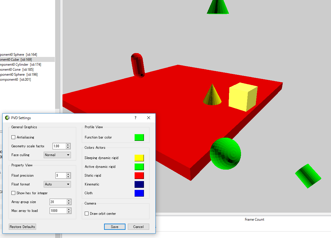 [UE4]UE4でPhysX Visual Debuggerを使う