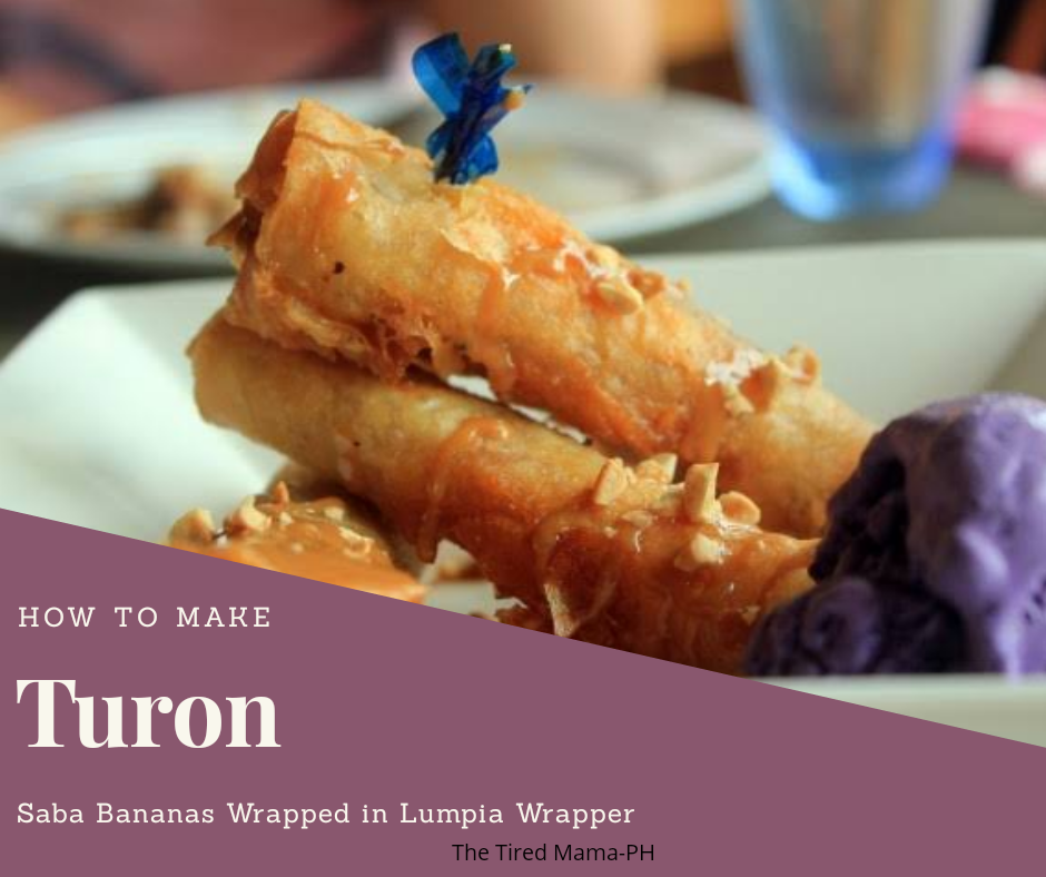 How to make Turon (Saba Bananas wrapped in Lumpia Wrappers)