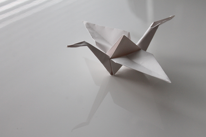 Madam B.C.: Origami-kurki (tutoriaali).