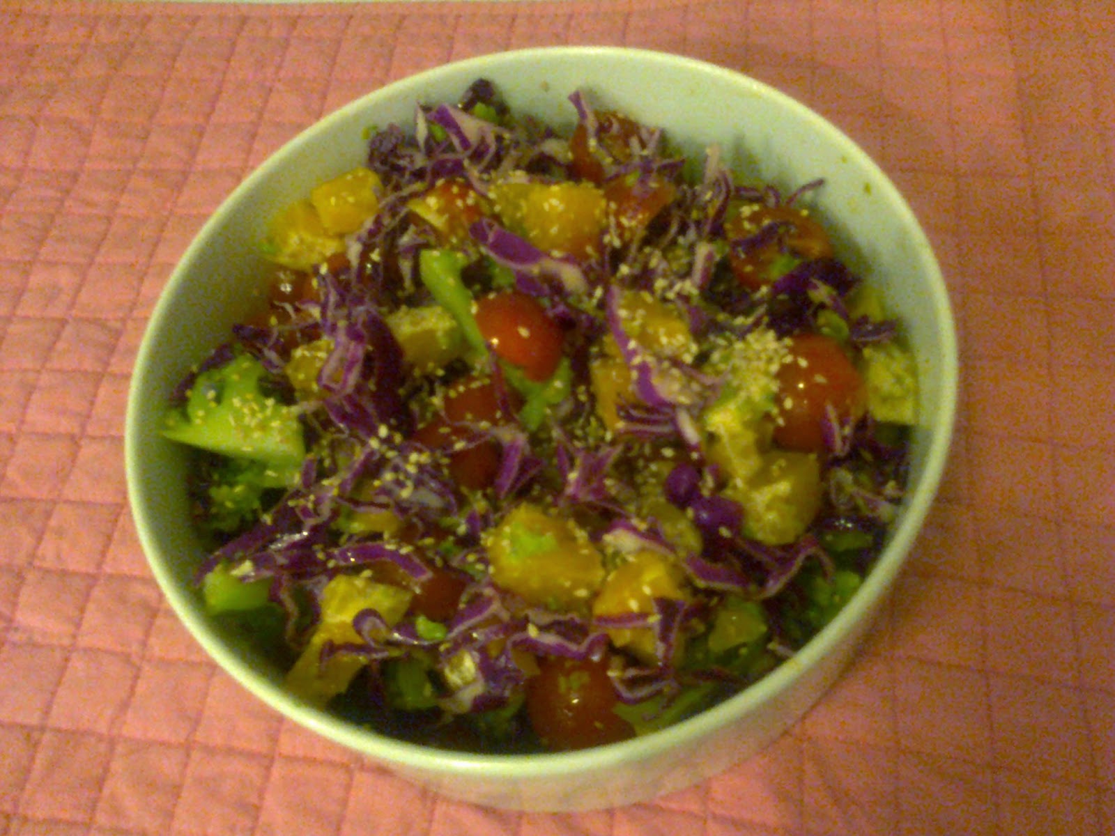 Receitas e Dicas by Miss D: Salada de couve-roxa e laranja