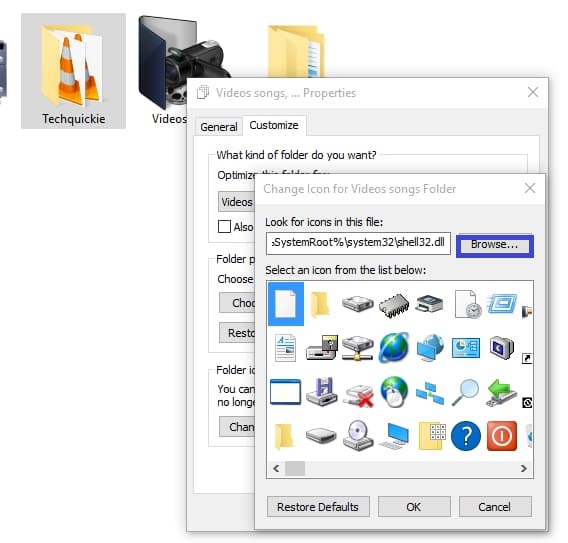 How to Change/Customize Icons for any Folder in Windows 10/8/7 easily.