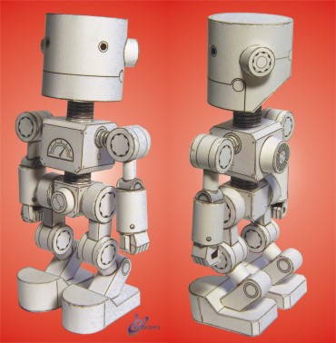 papercrafteros: papercraft robot