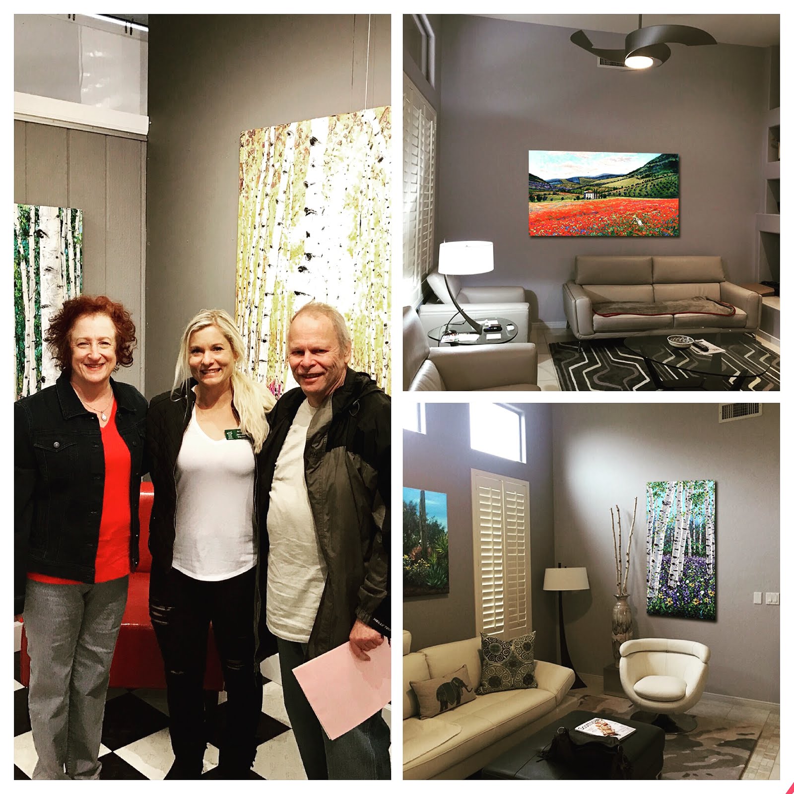 Aspen Paintings by Contemporary Aspen Artist Jennifer Vranes, Birch ...