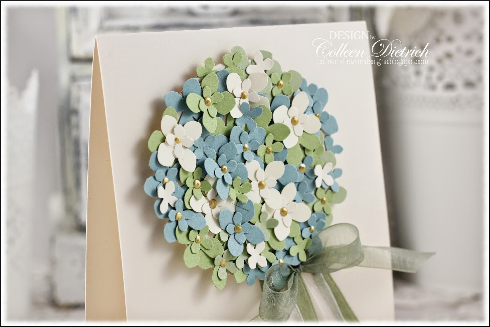 The Card Concept #16 - Hydrangea Wedding | Colleen Dietrich Designs