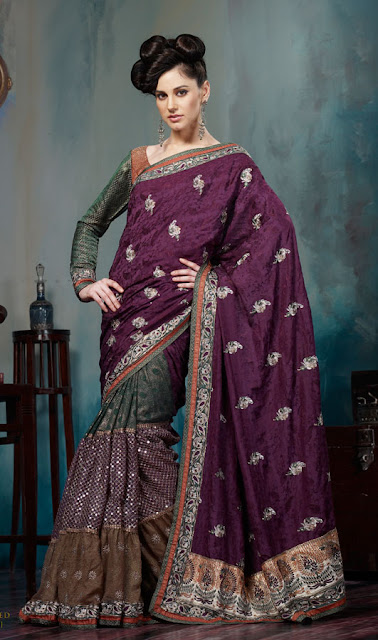 Mademoiselle's Talks: Kain Sari India: Be Trendding with Indian Saree!