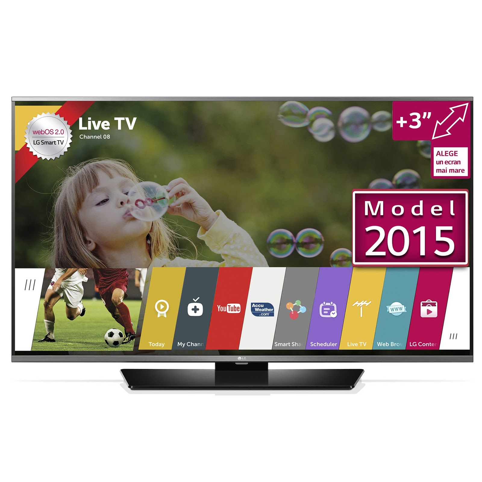 Stii ce cumperi: Televizor Smart LED LG, 109 cm, 43LF630V, Full HD