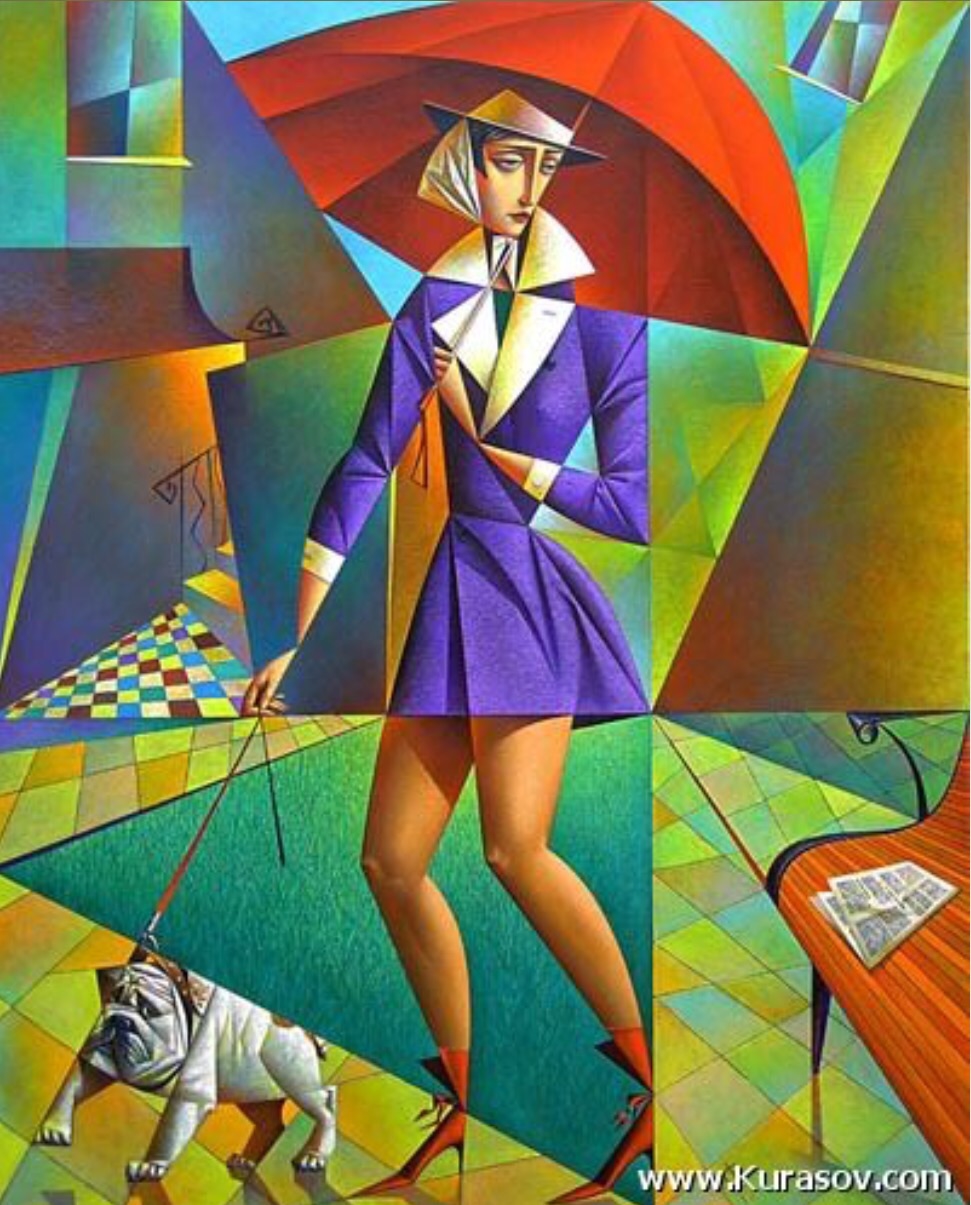 El Cruasán de Audrey: EL CUBISMO DE GEORGY KURASOV